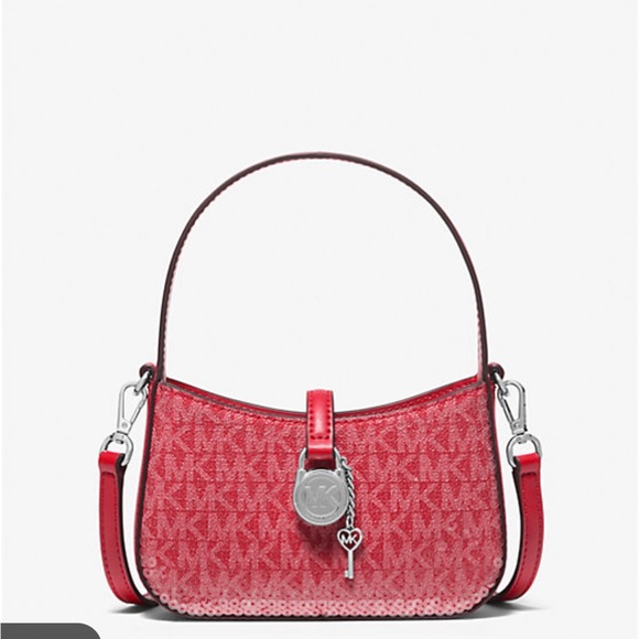 Michael Kors | Bags | Michael Kors Mini Bright Red Lyra Bag | Poshmark